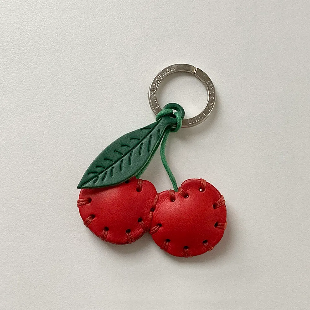 cherry leather key holder&charm - 감도 깊은 취향 셀렉트샵 29CM