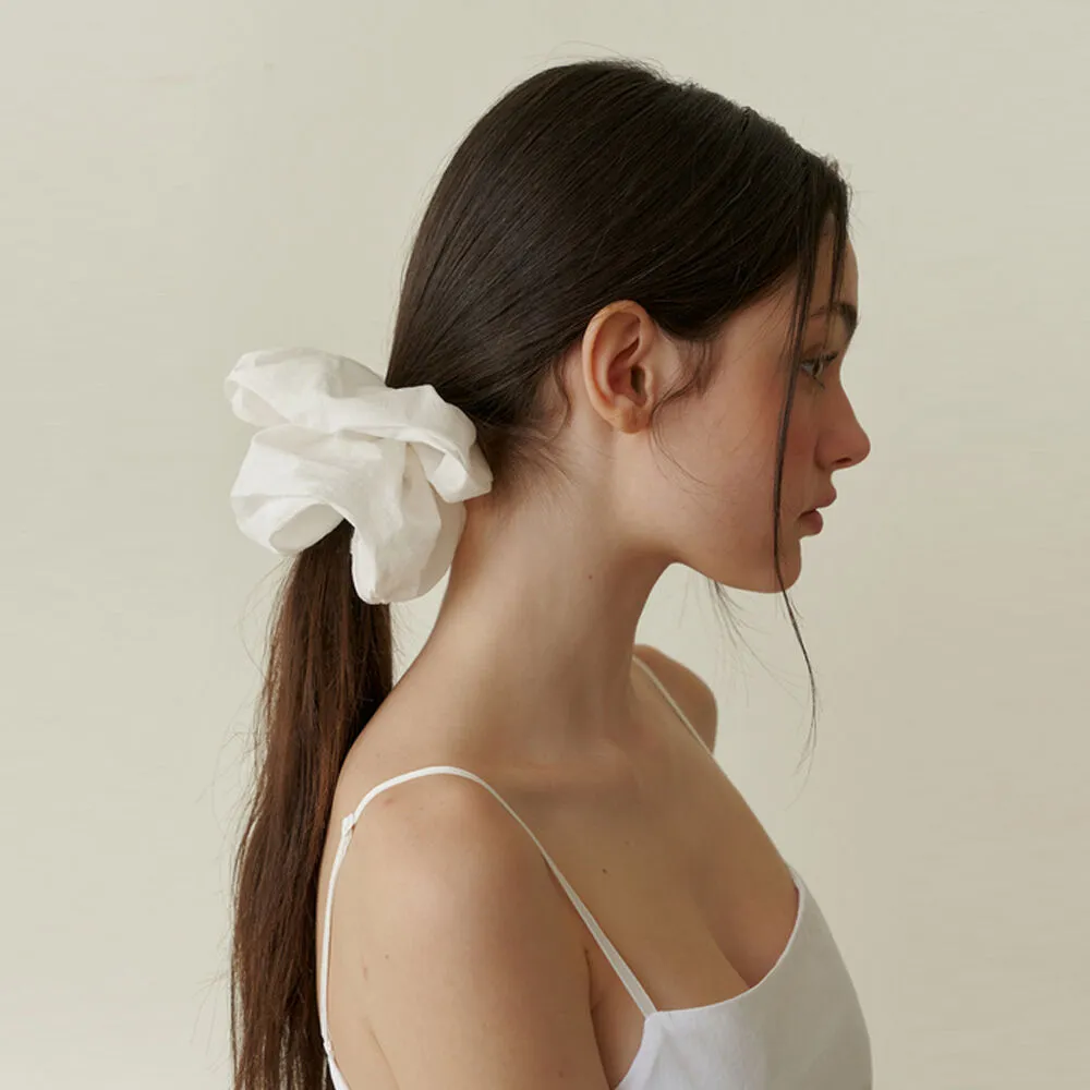 basic silky cotton scrunch - white - 감도 깊은 취향 셀렉트샵 29CM