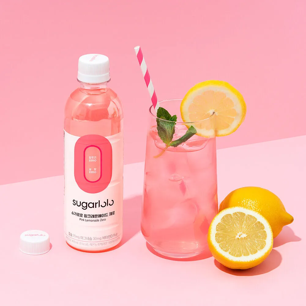 슈가로로 0kcal 핑크레몬에이드 제로 6병(410ml x 6병) - 감도 깊은 취향 셀렉트샵 29CM