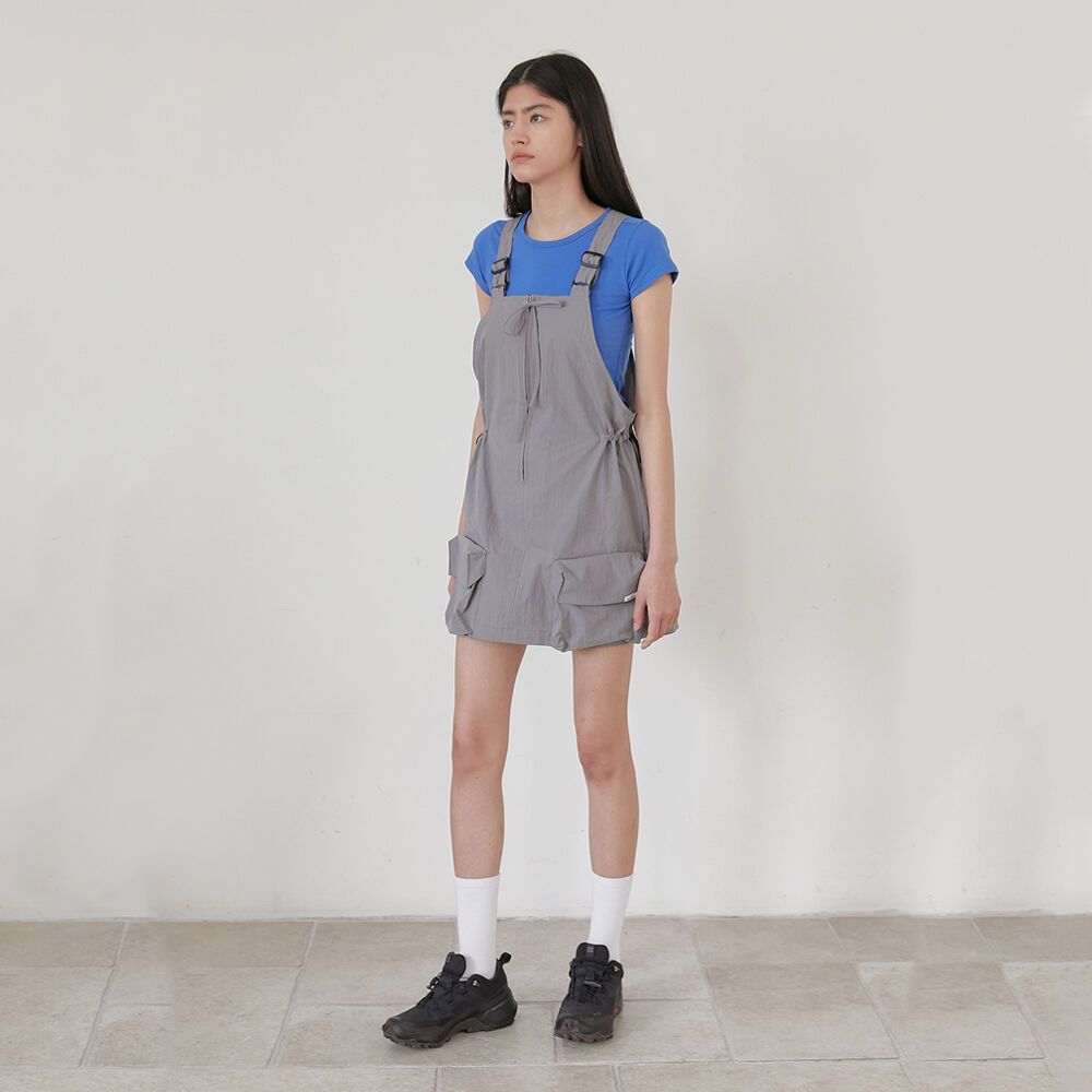 cargo string mini overall (stone) - 감도 깊은 취향 셀렉트샵 29CM
