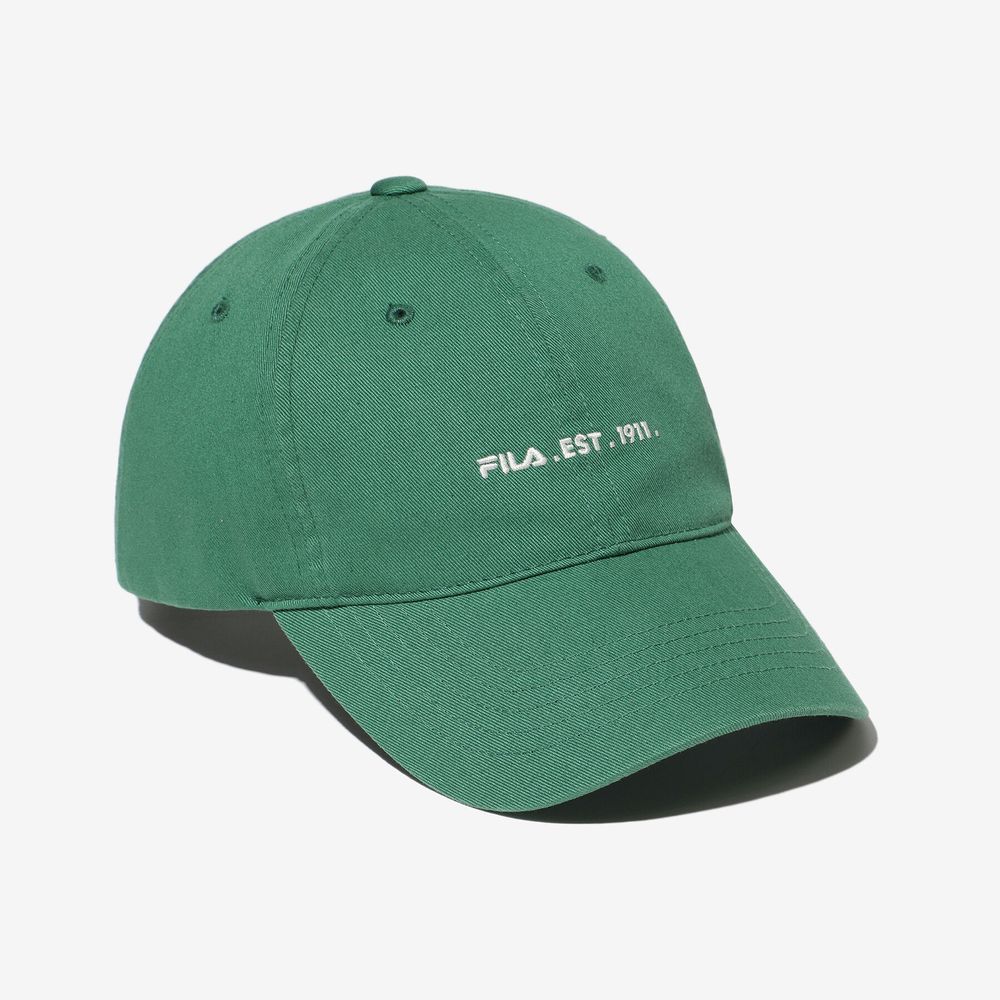 FILA EST 1911 볼캡_FS3CPF5390X_GRN - 감도 깊은 취향 셀렉트샵 29CM