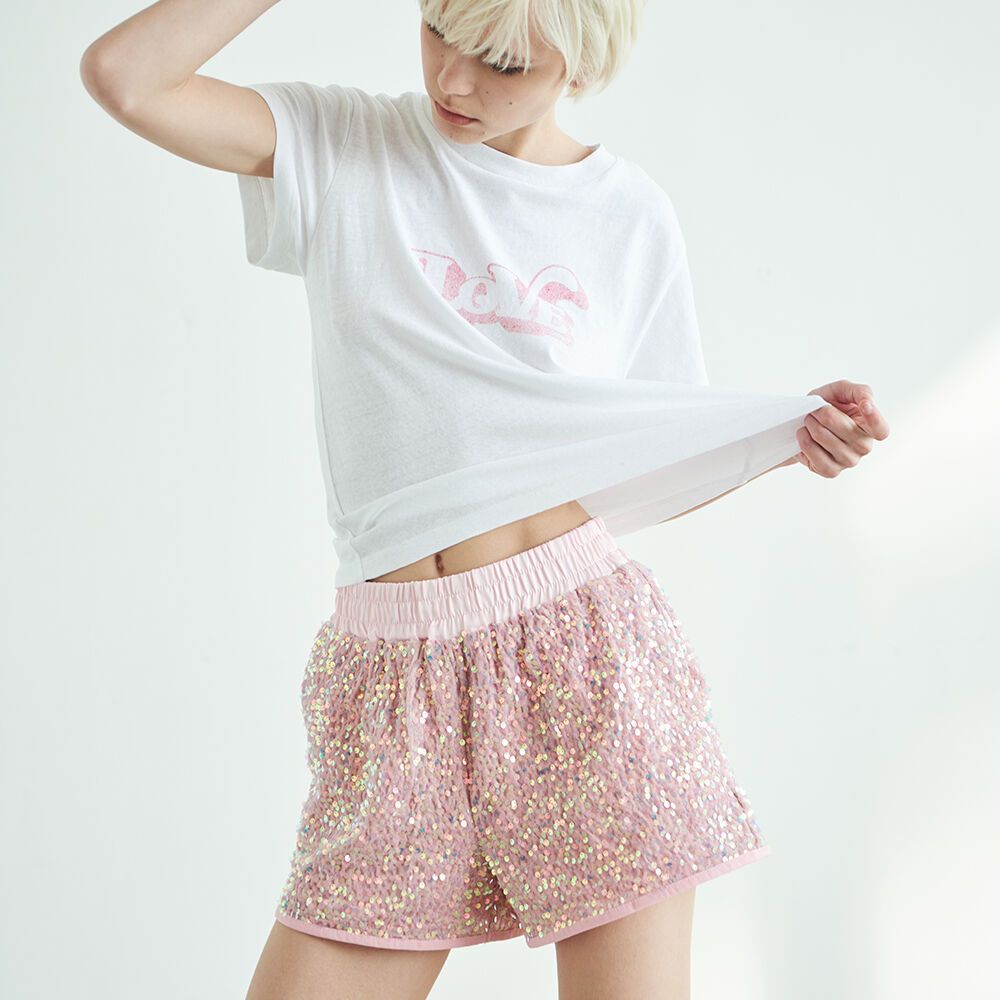 Spangle Short Pants Pale Pink - 감도 깊은 취향 셀렉트샵 29CM