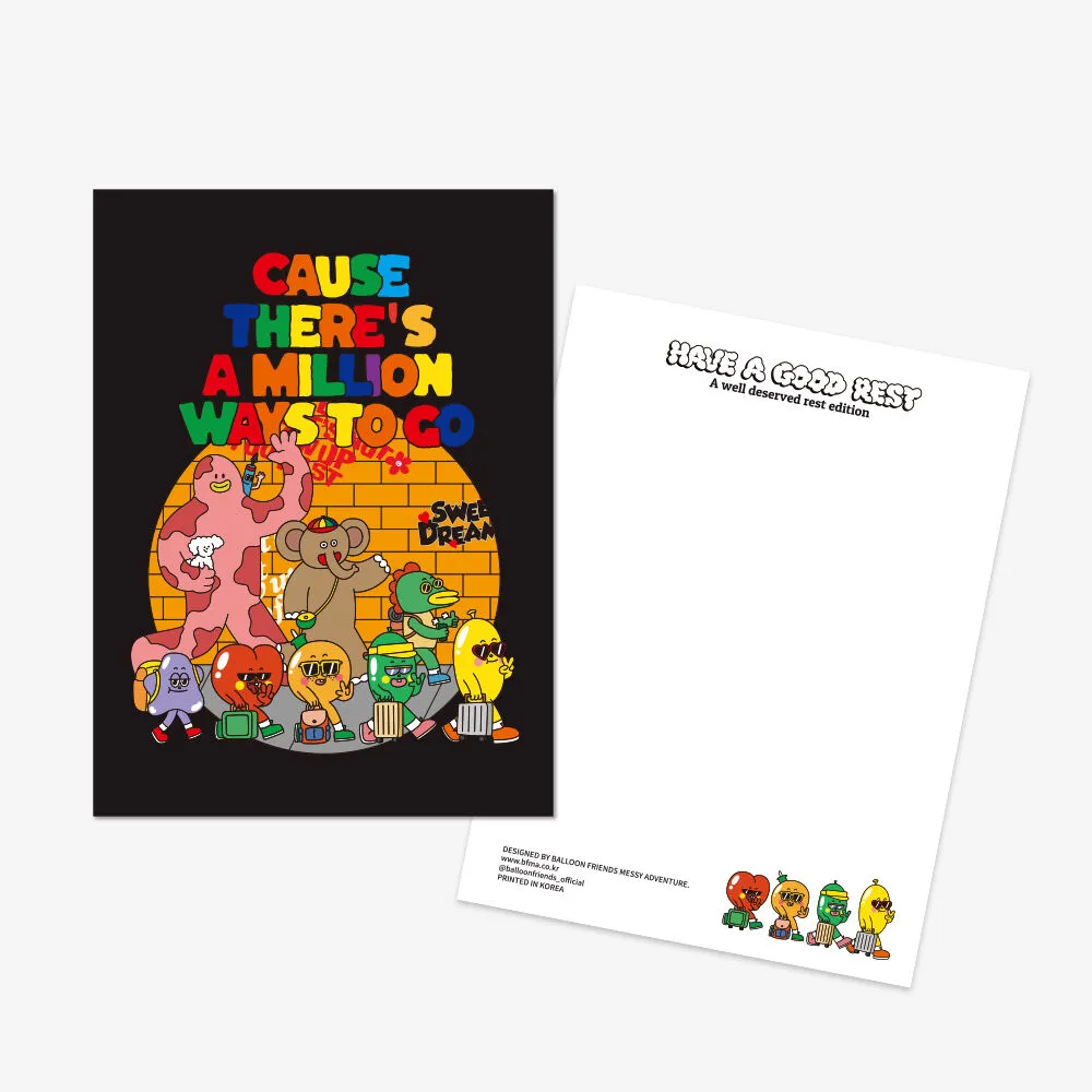 BFMA 빅엽서 GR 웨이투고 컬러 - 감도 깊은 취향 셀렉트샵 29CM