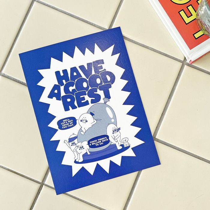 BFMA 빅엽서 GR 헤브어굿레스트 블루 - 감도 깊은 취향 셀렉트샵 29CM