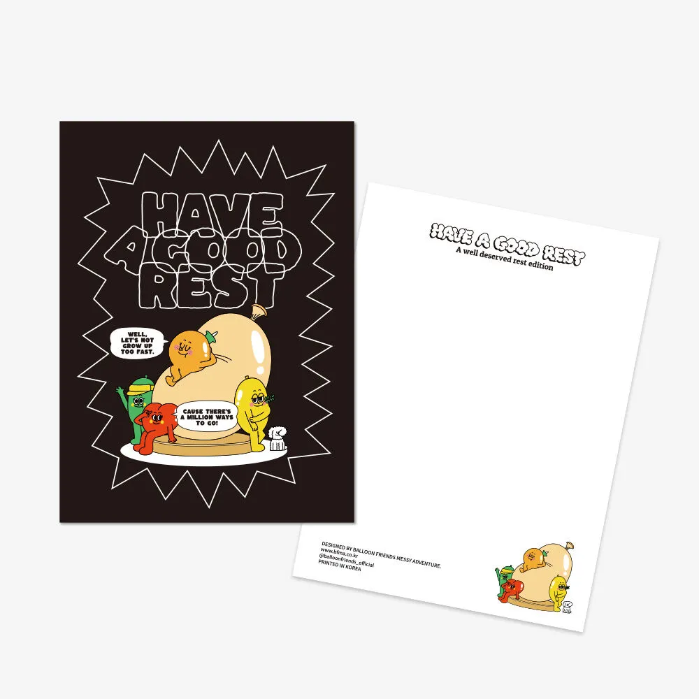 BFMA 빅엽서 GR 헤브어굿레스트 블랙 - 감도 깊은 취향 셀렉트샵 29CM