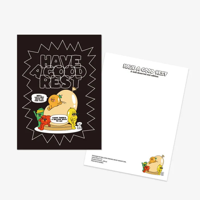 BFMA 빅엽서 GR 헤브어굿레스트 블랙 - 감도 깊은 취향 셀렉트샵 29CM