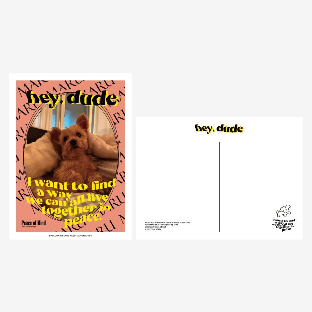 BFMA POM PEACEFUL 일러스트 엽서 - 감도 깊은 취향 셀렉트샵 29CM