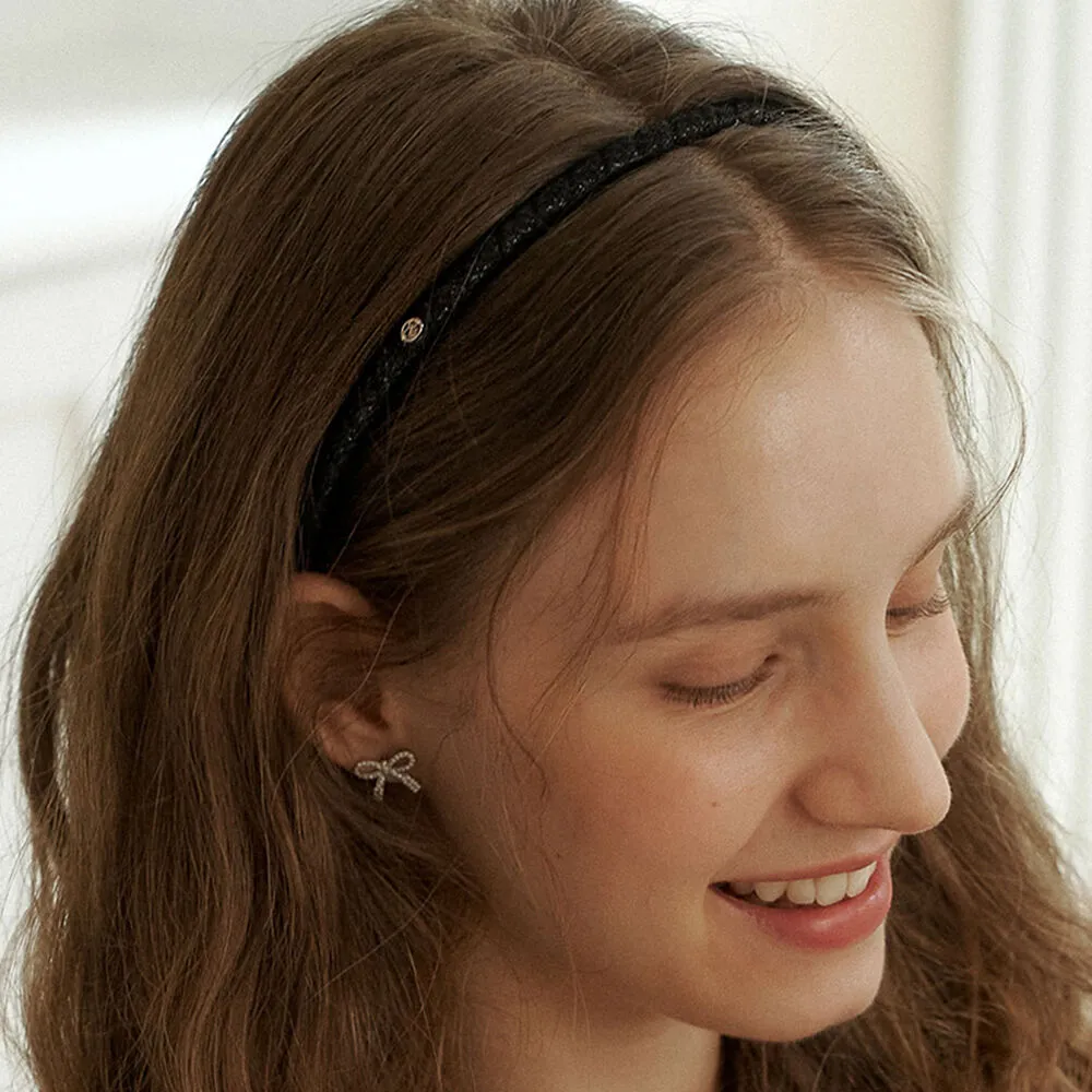 Metal thread silver point slim hair band_3color HB004 - 감도 깊은 취향 셀렉트샵 29CM