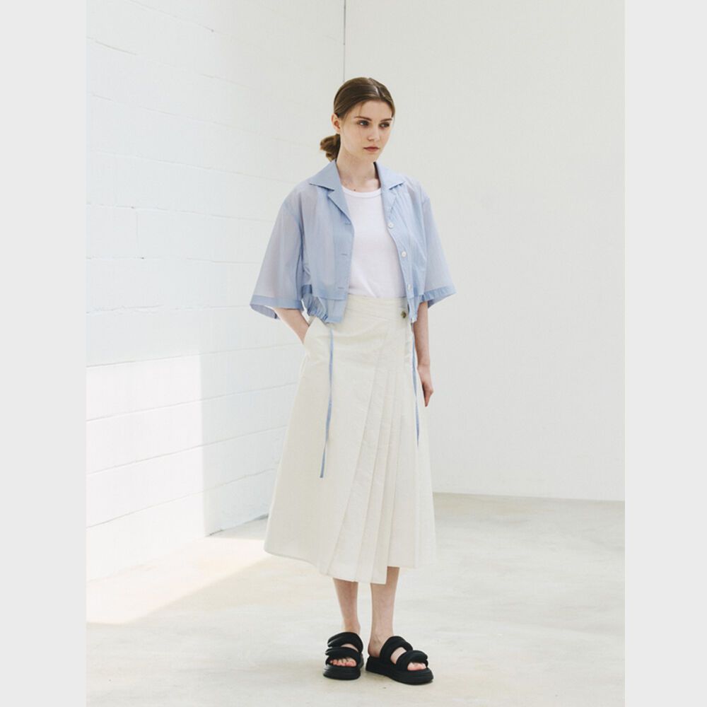 Sheer string shirts (light violet) - 감도 깊은 취향 셀렉트샵 29CM