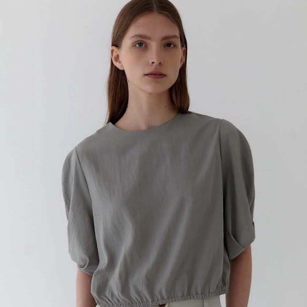 dear volume blouse-warm grey - 감도 깊은 취향 셀렉트샵 29CM