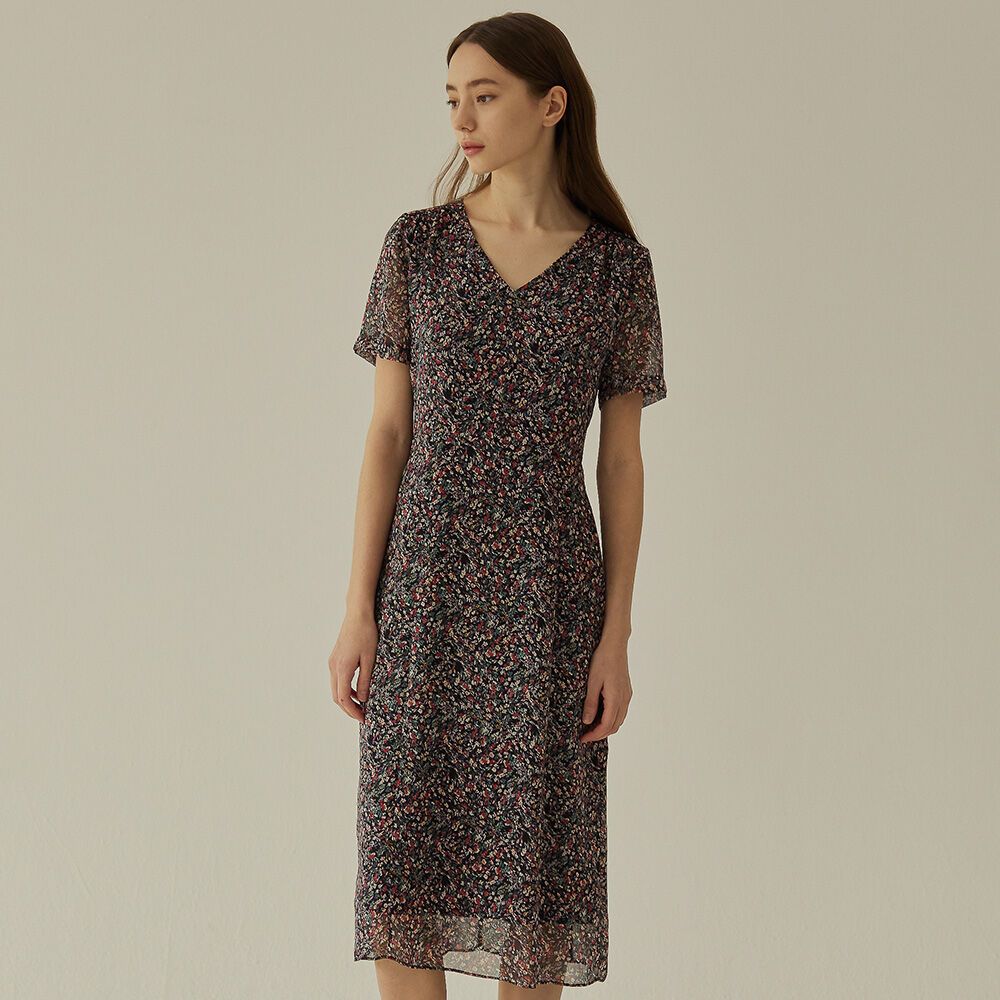 FLEUR CHIFFON ONE-PIECE (2colors) - 감도 깊은 취향 셀렉트샵 29CM