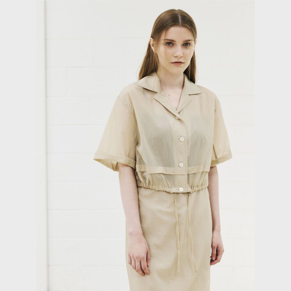 Sheer string shirts (skin) - 감도 깊은 취향 셀렉트샵 29CM