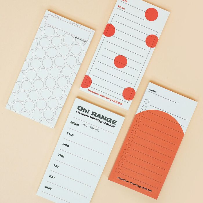 BFMA 오렌지 메모패드 L - 서클 - 감도 깊은 취향 셀렉트샵 29CM