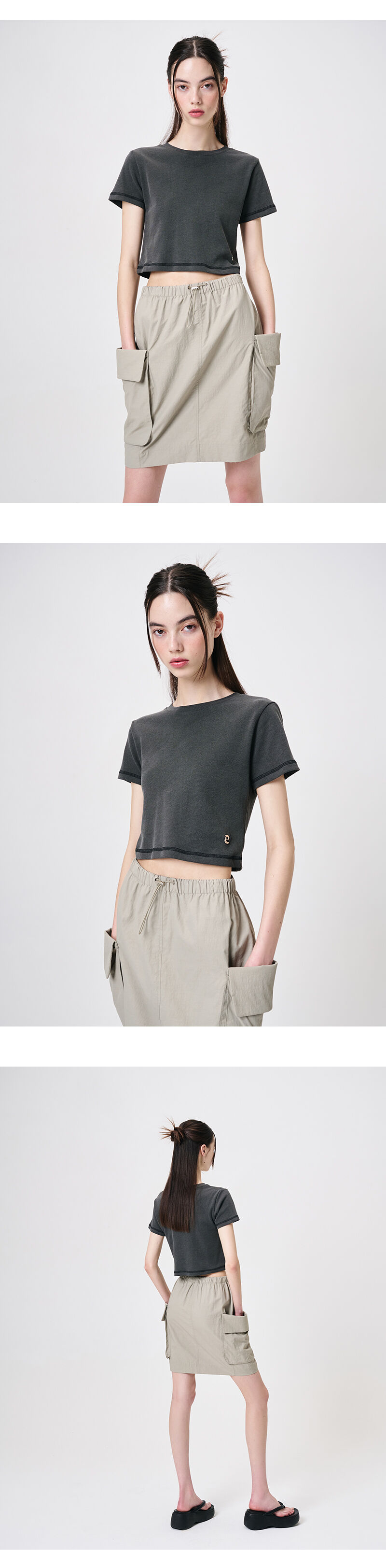 Balloon Cargo Banding Skirt, Khaki Beige - 감도 깊은 취향 셀렉트샵 29CM