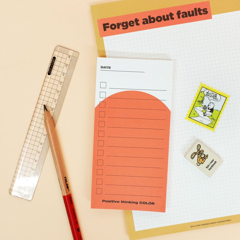 BFMA 오렌지 메모패드 L - MOON - 감도 깊은 취향 셀렉트샵 29CM