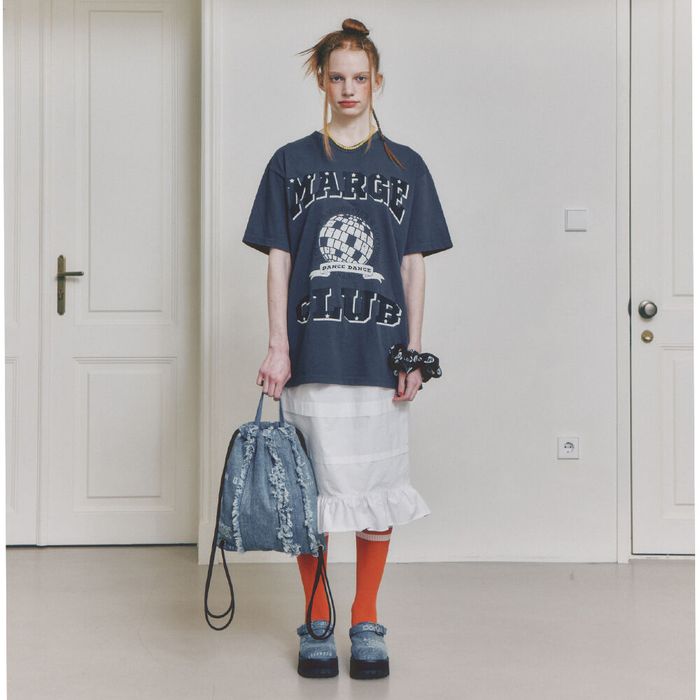 FLAT DRAWSTRING BACKPACK_denim - 감도 깊은 취향 셀렉트샵 29CM