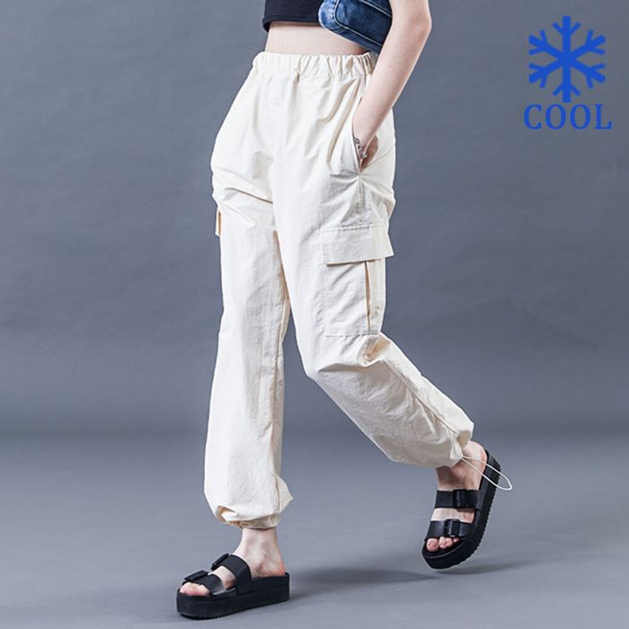 [CP] 여름 기능성 쿨링 와이드 밴딩 카고 조거 팬츠 [IVORY] 냉장고바지 ver - 감도 깊은 취향 셀렉트샵 29CM