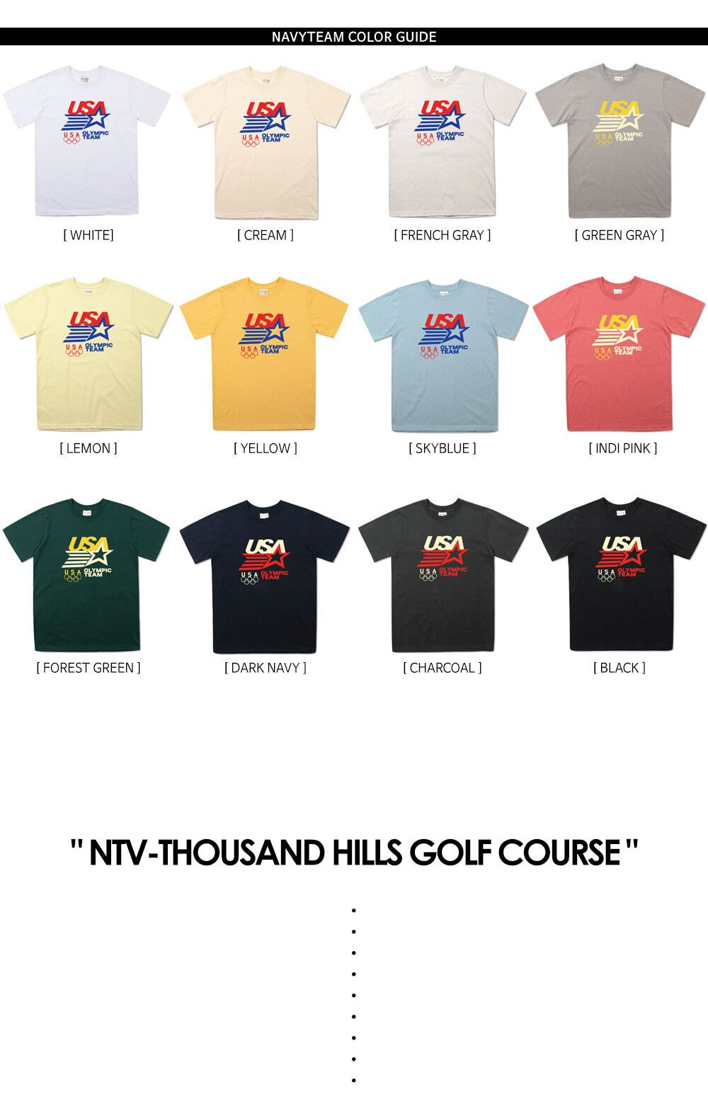 NTV-USA OLYMPIC TEAM SHORT SLEEVE - 감도 깊은 취향 셀렉트샵 29CM