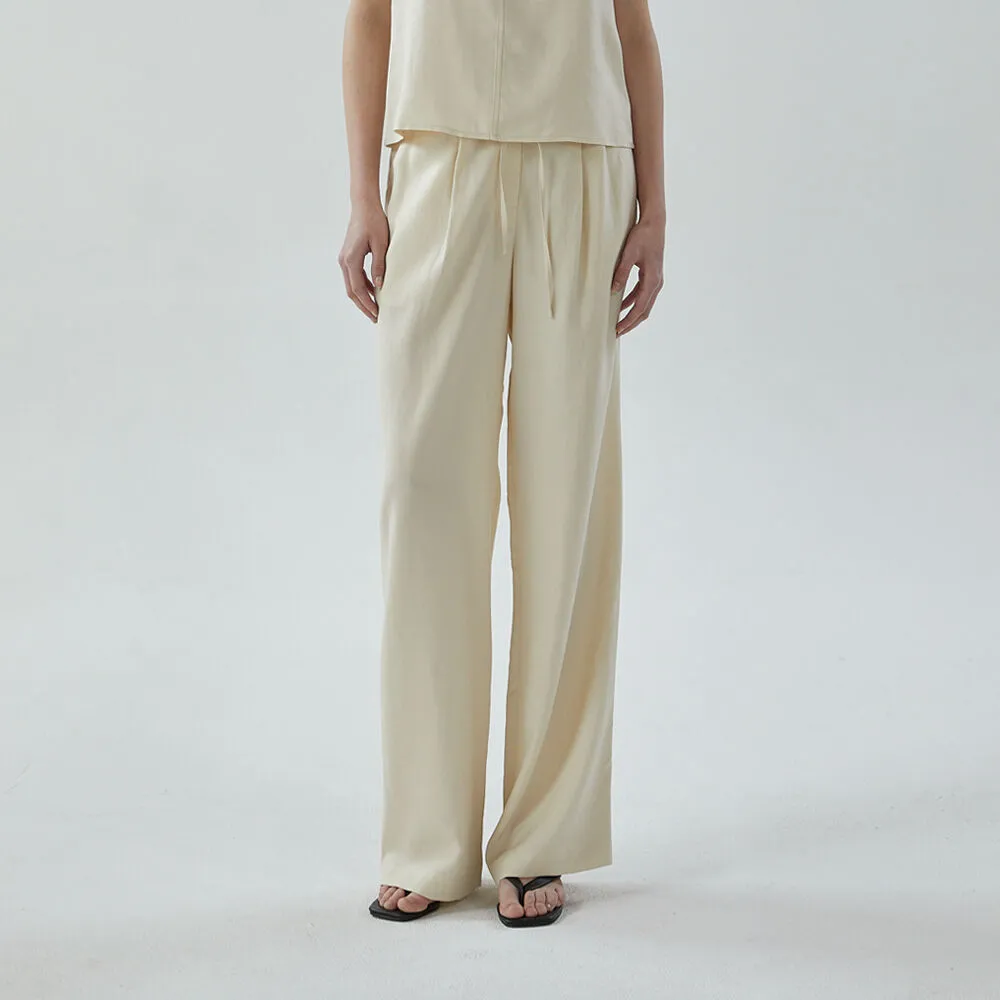 Viscose string pants (cream) - 감도 깊은 취향 셀렉트샵 29CM
