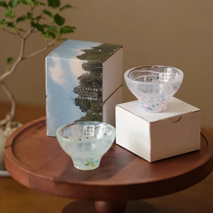 [우리의 계절] 눈꽃 술잔 2p 세트 - 감도 깊은 취향 셀렉트샵 29CM