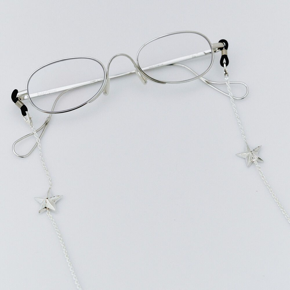 STAR EYEGLASS CHAIN NECKLACE [SILVER] - 감도 깊은 취향 셀렉트샵 29CM