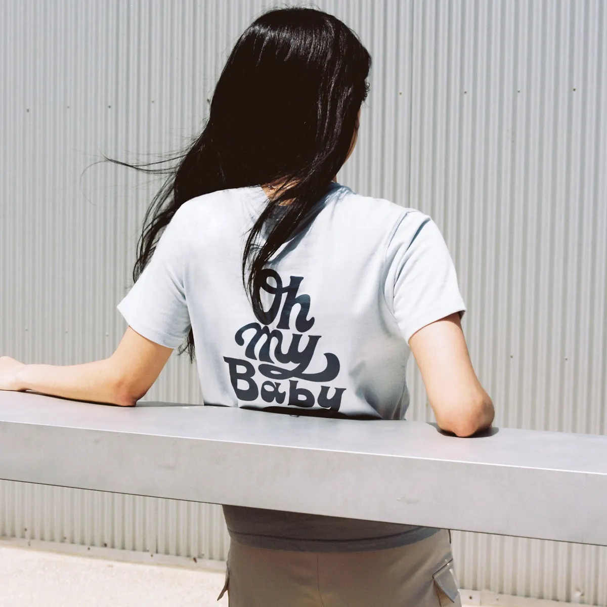 Oh my baby Logo Tee _ Light Blue - 감도 깊은 취향 셀렉트샵 29CM