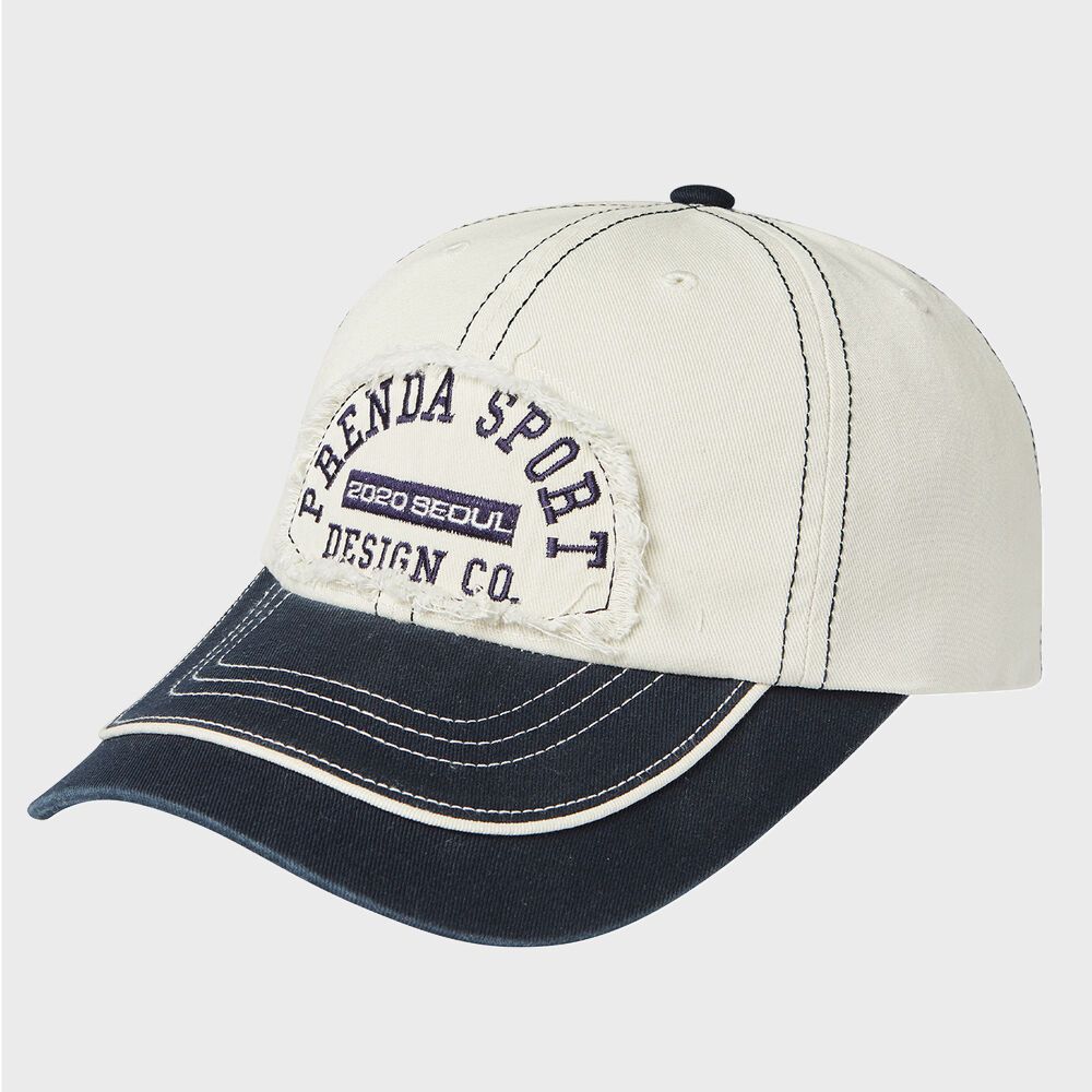 SPORT LOGO PATCH BALL CAP CREAM - 감도 깊은 취향 셀렉트샵 29CM