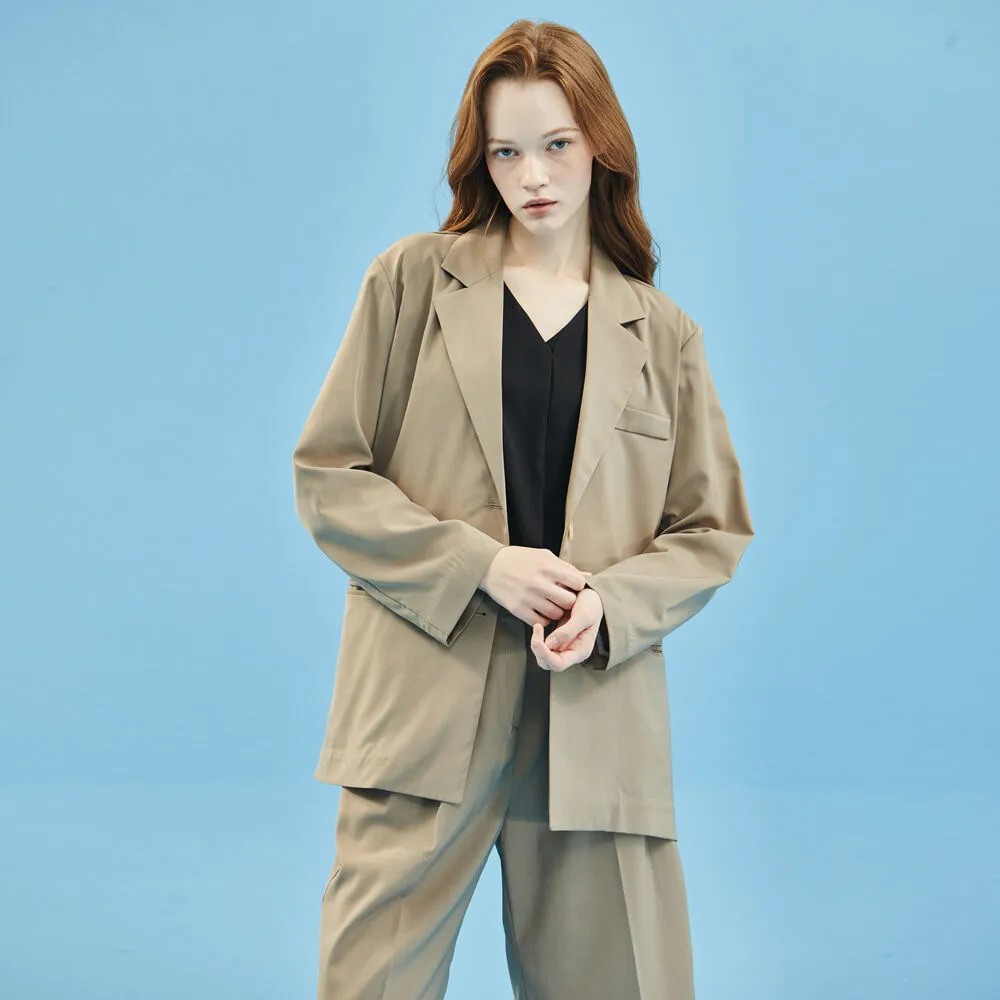 Summer Oversized Setup Blazer [KhakiBeige] - 감도 깊은 취향 셀렉트샵 29CM