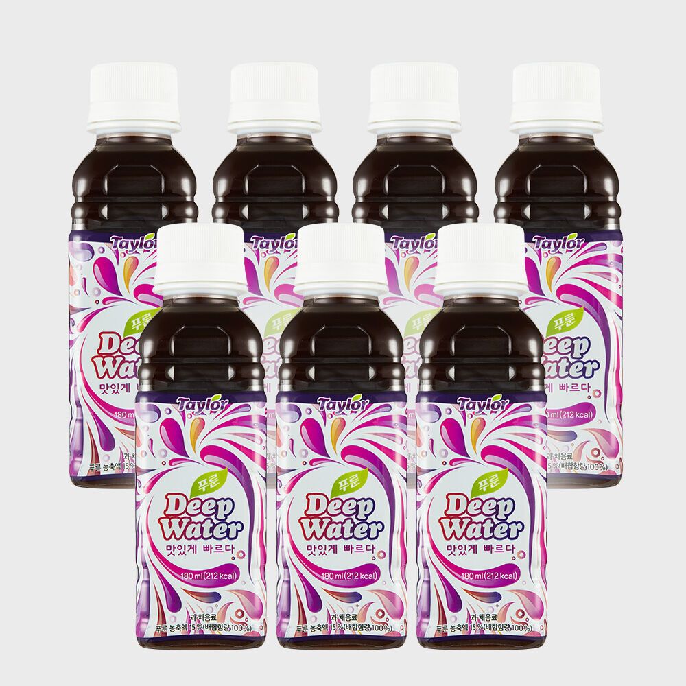 [테일러팜스 공식] 푸룬 농축 딥워터 180ml x 7병 - 감도 깊은 취향 셀렉트샵 29CM