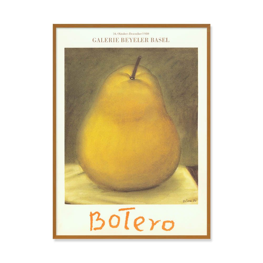 페르난도 보테로 Fernando Botero - Pear, 1980 (액자포함) - 감도 깊은 취향 셀렉트샵 29CM