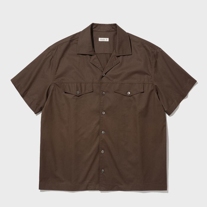 Relax Fit Short Cotton Shirts Brown - 감도 깊은 취향 셀렉트샵 29CM