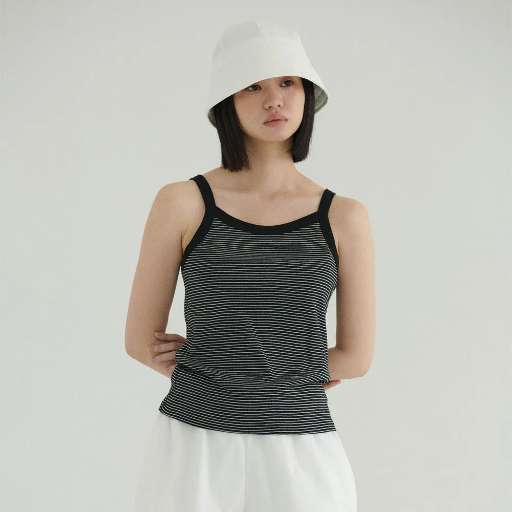 [14차] Stripe Rib Sleeveless (Black) - 감도 깊은 취향 셀렉트샵 29CM