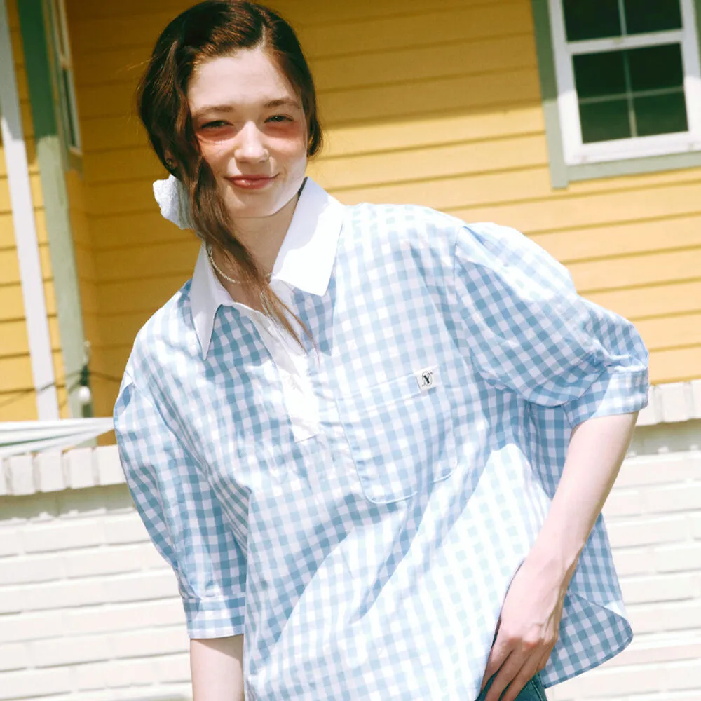 행복한 체크 블라우스 (2COL) - 감도 깊은 취향 셀렉트샵 29CM