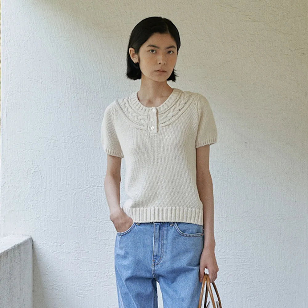 Summer Cable Knit in Cream - 감도 깊은 취향 셀렉트샵 29CM