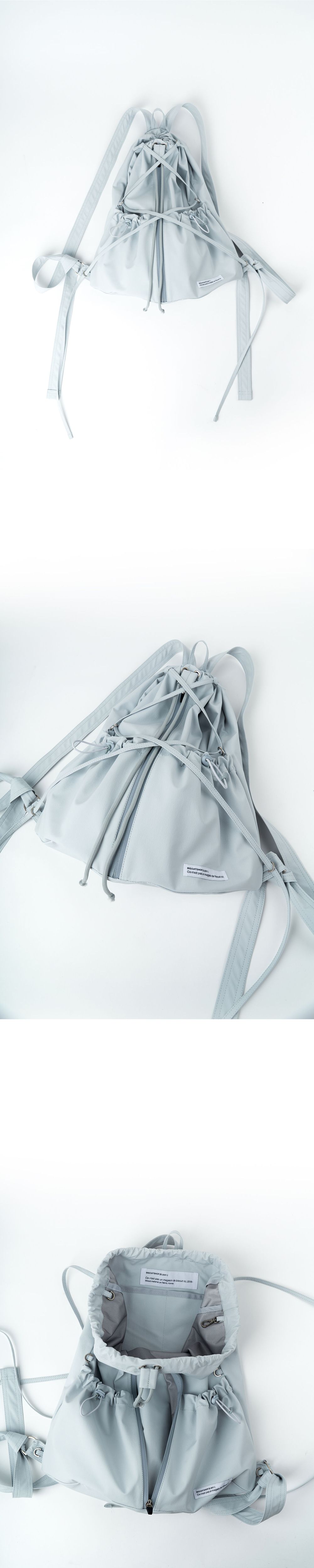 [29CM 단독/3차] 3L multi pocket string bag (Light blue grey) - 감도 깊은 취향 셀렉트샵 29CM