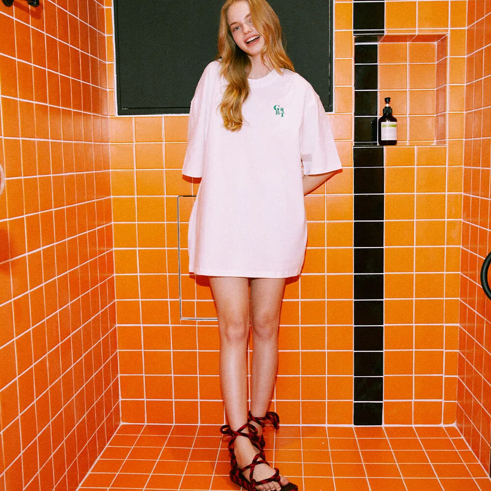 Oversized 'GRBT' Logo T-shirt (Ivory) - 감도 깊은 취향 셀렉트샵 29CM