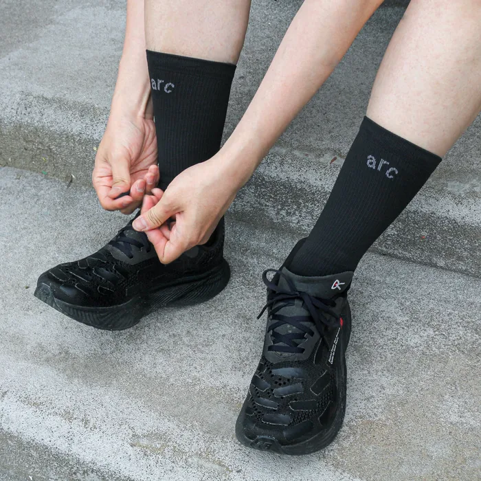 [ARC 에이알씨] Run Crew Socks - White - 감도 깊은 취향 셀렉트샵 29CM