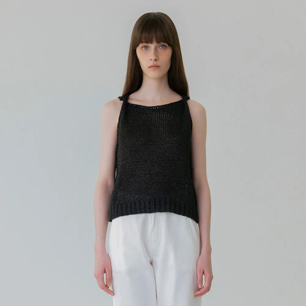 Twist Sleeveless Knit (Charcoal) - 감도 깊은 취향 셀렉트샵 29CM