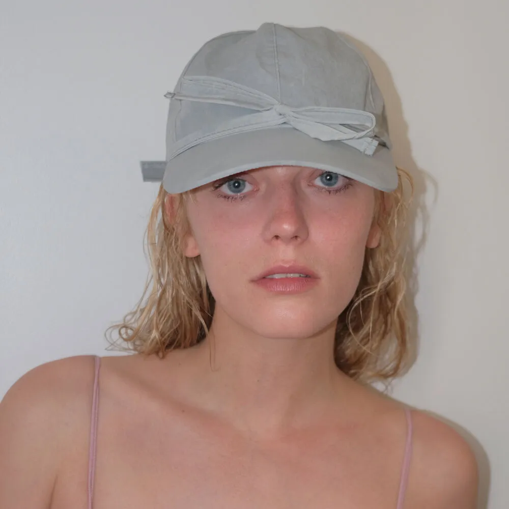 BASIC BALL CAP_RIBBON_GREY - 감도 깊은 취향 셀렉트샵 29CM