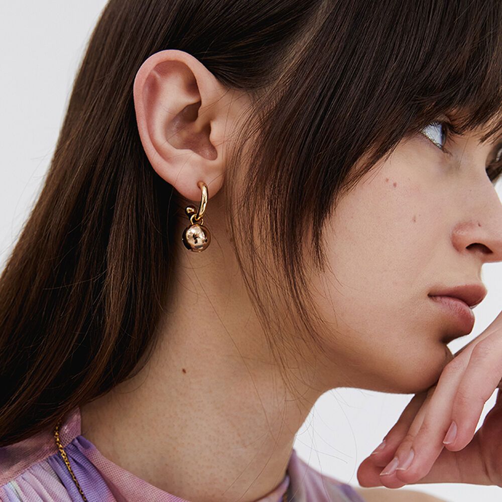 cosmic hoop earring - gold - 감도 깊은 취향 셀렉트샵 29CM