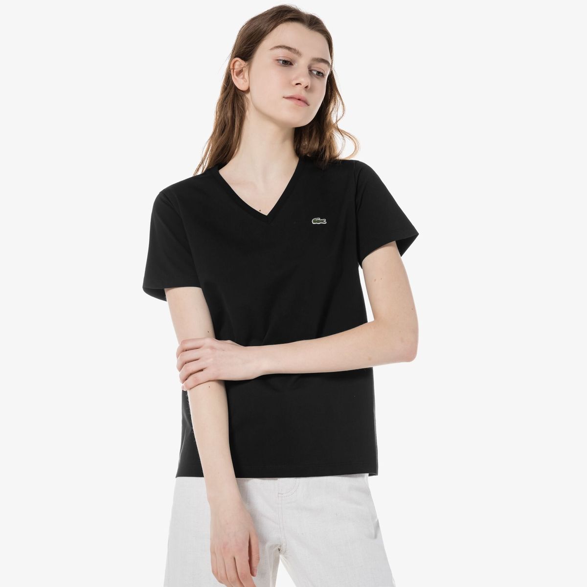 여성 베이직 브이넥 반팔 티셔츠 TF839E-53G 031 - 감도 깊은 취향 셀렉트샵 29CM