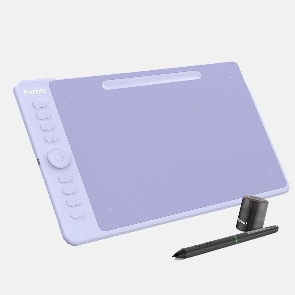 [Parblo] 파블로테크 Intangbo M 타블렛 인탱보 시리즈 드로잉 패드 / 퍼플 - 감도 깊은 취향 셀렉트샵 29CM