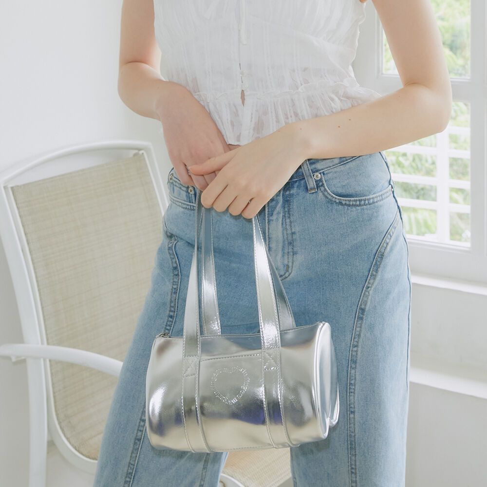 MINI HEART HAMMER BAG (SILVER) - 감도 깊은 취향 셀렉트샵 29CM