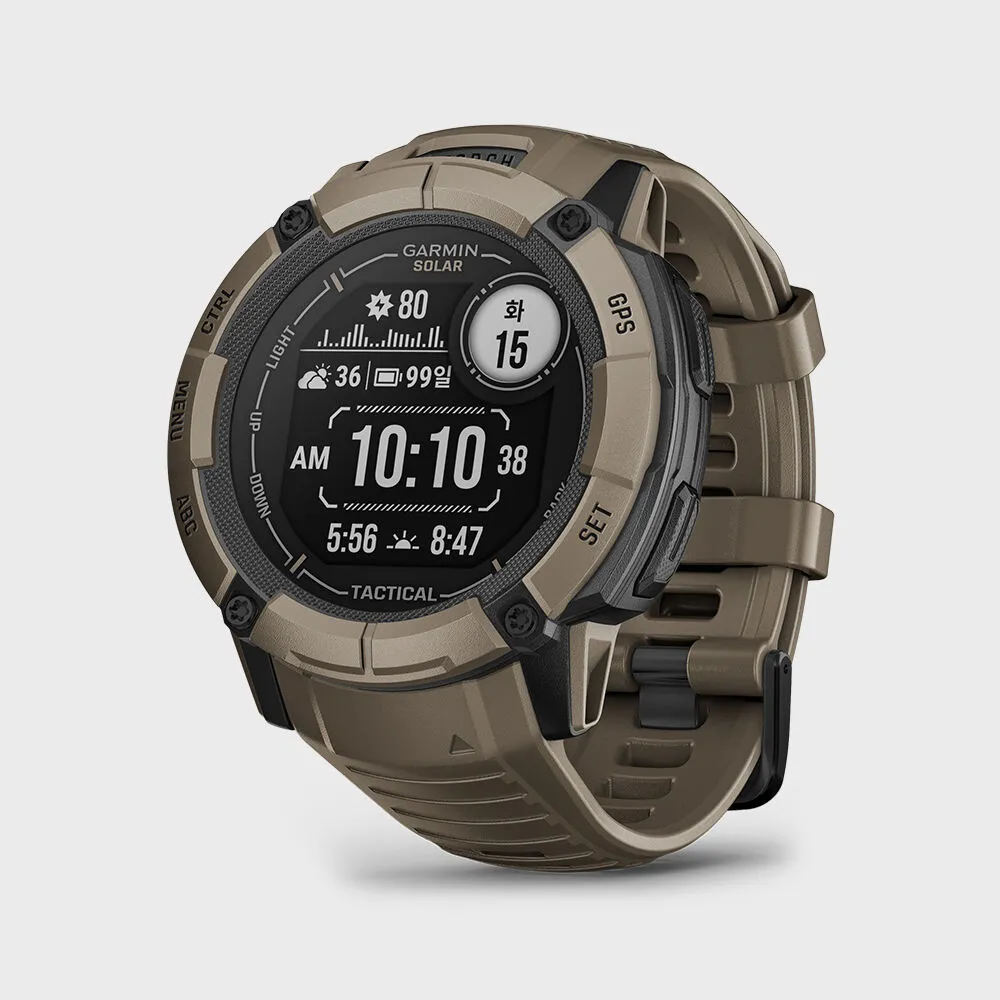 가민 인스팅트 2X 택티컬 코요테탄 아웃도어 GPS스마트워치 - 감도 깊은 취향 셀렉트샵 29CM