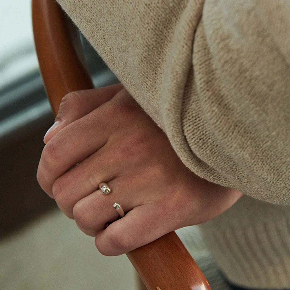 [Mens][925 silver] Cinq.silver.176 / epais ouvert ring - 감도 깊은 취향 셀렉트샵 29CM