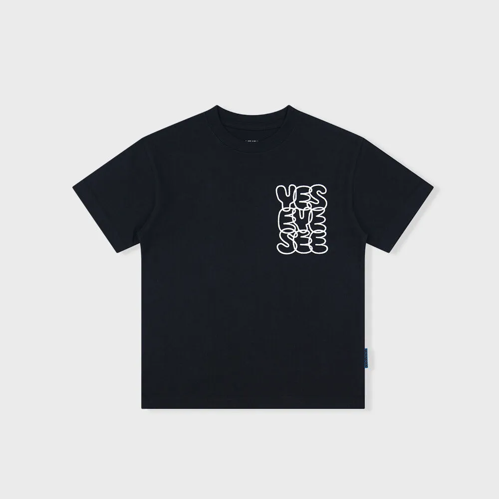 C-Logo Kids Tee Black - 감도 깊은 취향 셀렉트샵 29CM