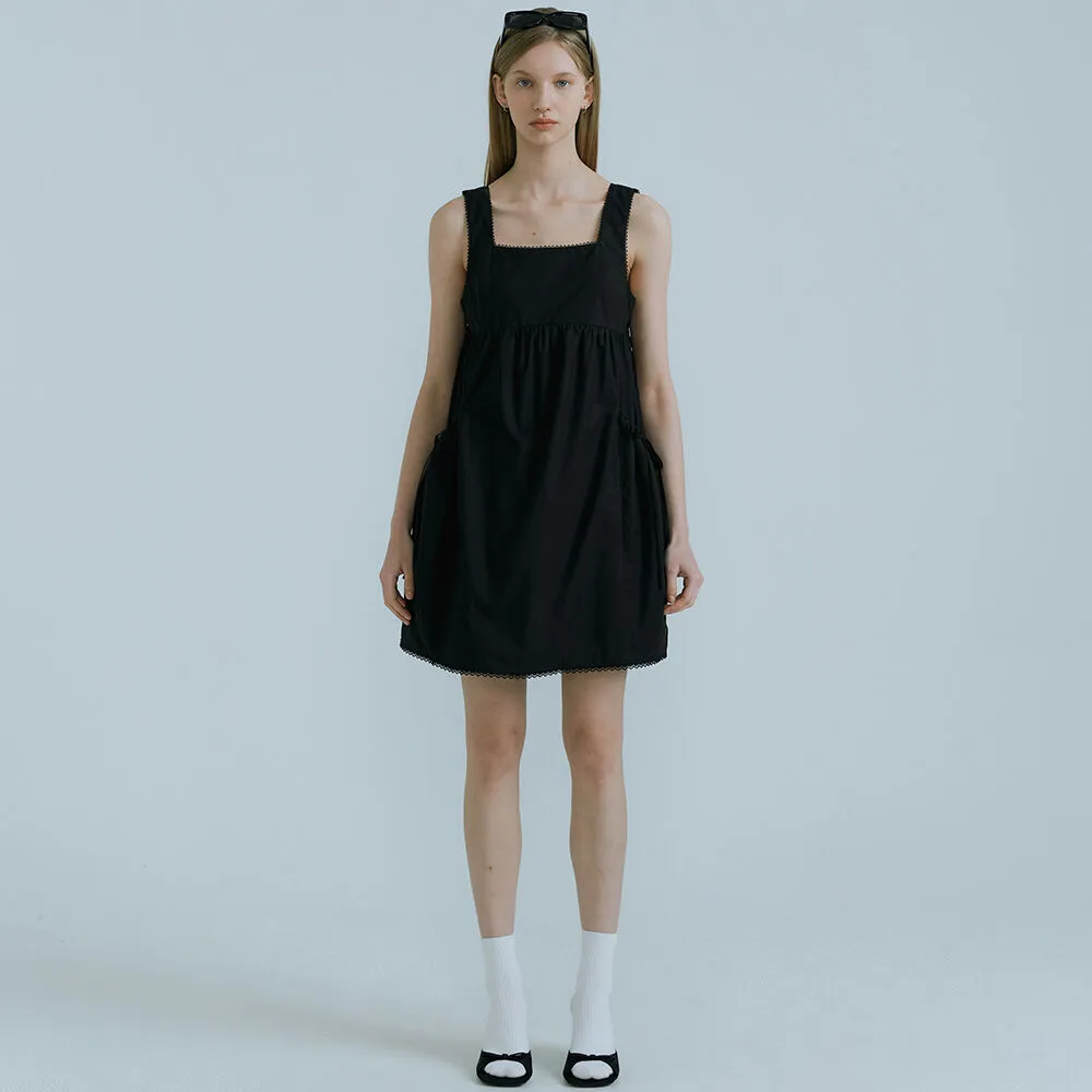 23SS_Shirring Mini Dress (Black) - 감도 깊은 취향 셀렉트샵 29CM
