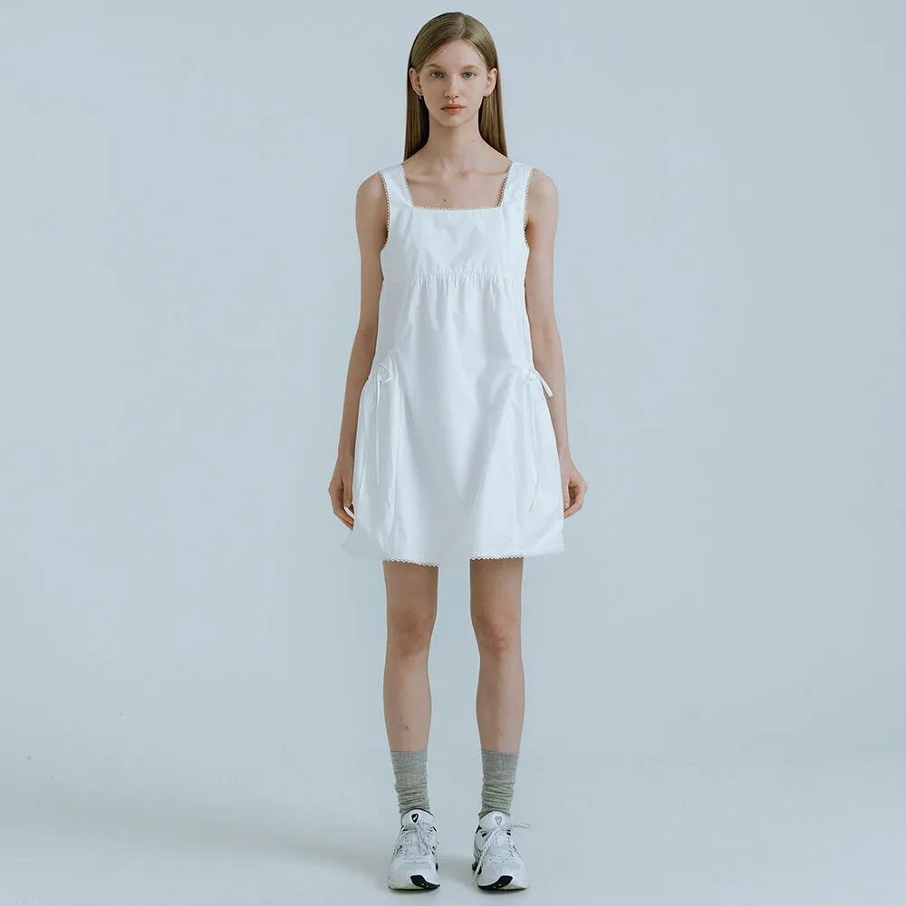 23SS_Shirring Mini Dress (White) - 감도 깊은 취향 셀렉트샵 29CM