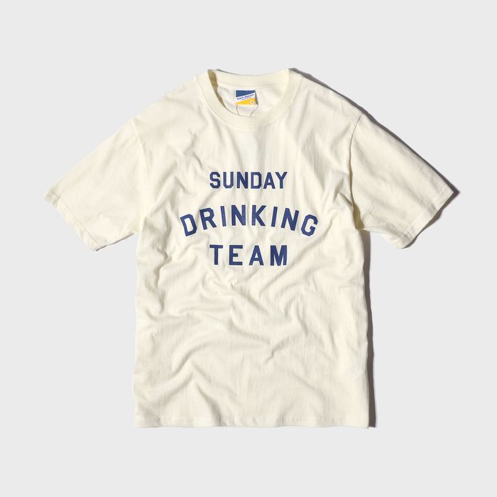 SUNDAY DRINKING TEAM T-SHIRTS (CREAM) - 감도 깊은 취향 셀렉트샵 29CM