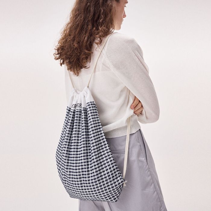 Denim String Backpack_ Navy - 감도 깊은 취향 셀렉트샵 29CM